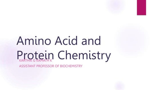 Amino acid synthesis | PPTX