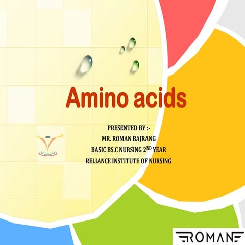 Amino acids | PPTX