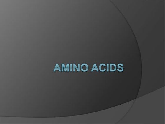 colour reaction of protein to identify amino acids | PPT