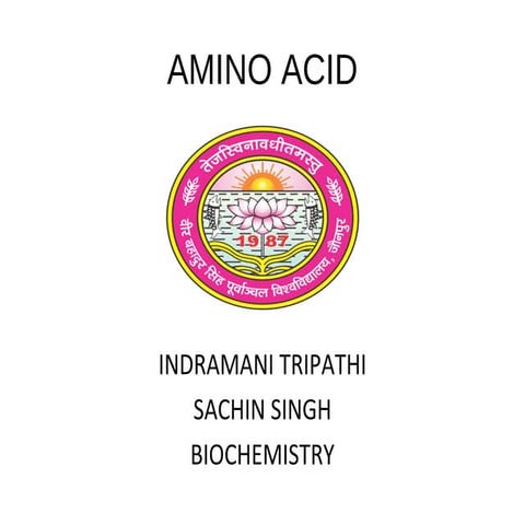 Amino acid ppt | PPT