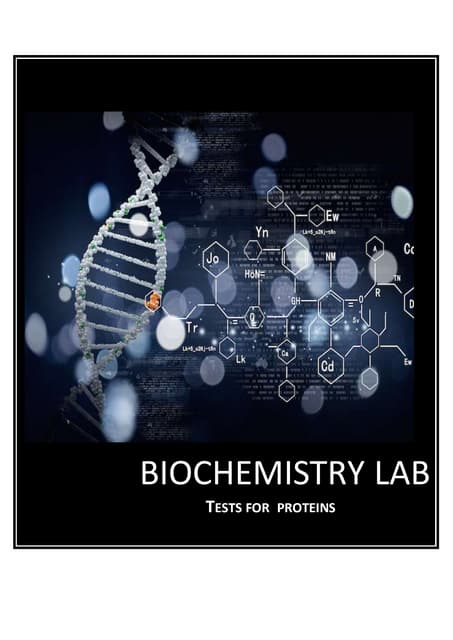 Test for Protein practical | PPT