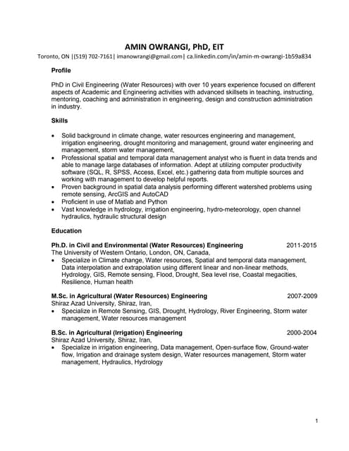 Sahar Shirani- Resume | PDF