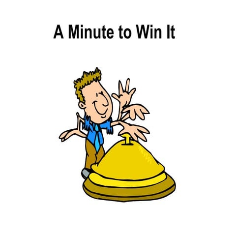 A Minute To Win It | PPT