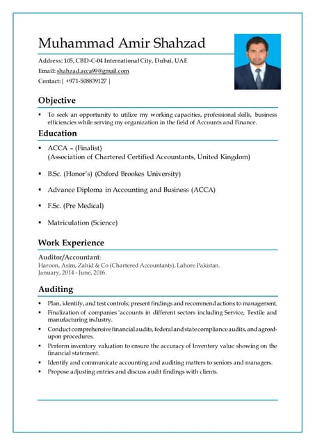 resume of placement | DOCX