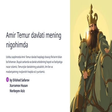 portal.guldu.uz-Amir Temur va Temuriylar davlati.pptx
