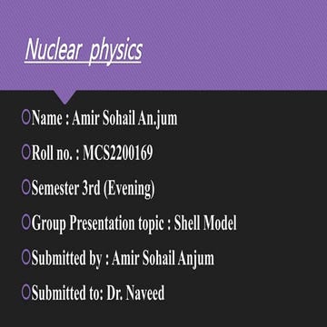 Nuclear Physics | PPTX