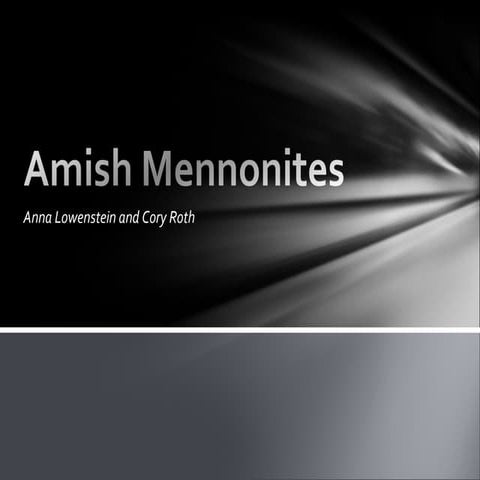Amish | PPT