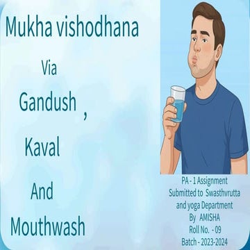 Amisha pressed.pdf of mikhvishodan ppt on the | PDF