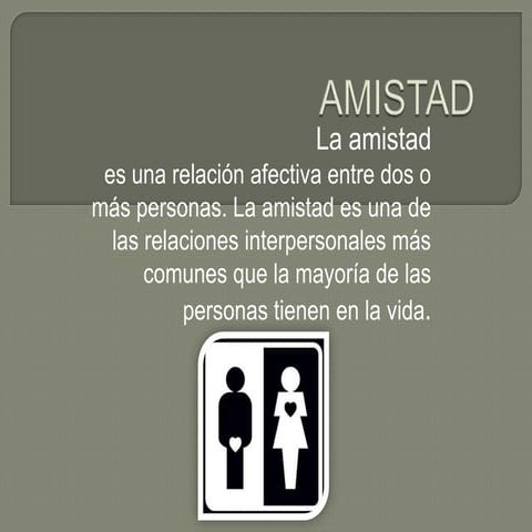 La amistad | PPTX