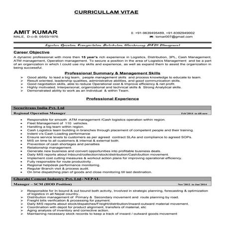 Amit NEW CV | PDF