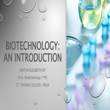Biotechnology - An Introduction.pptx