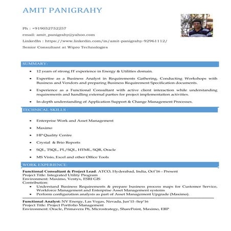 Senior Consultant at Wipro Technologies | DOC