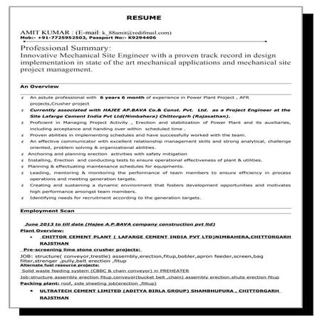 Amit resume | DOC