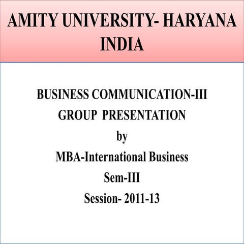 Amity university haryana | PPTX