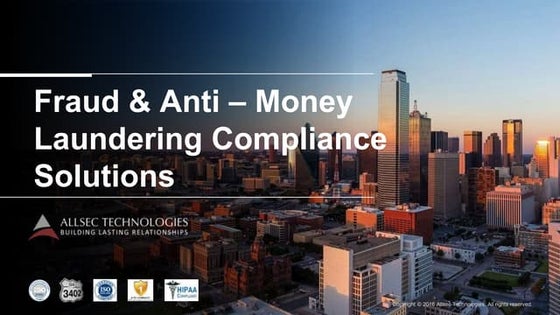 Insurance anti money laundering | PPT