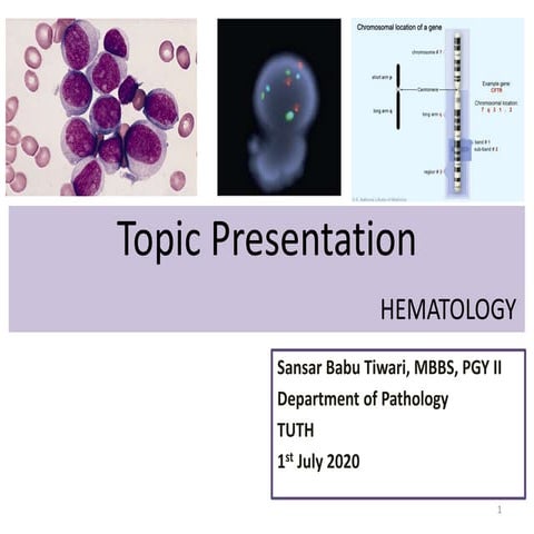 Acute Leukemia Cytogenetics | PPTX