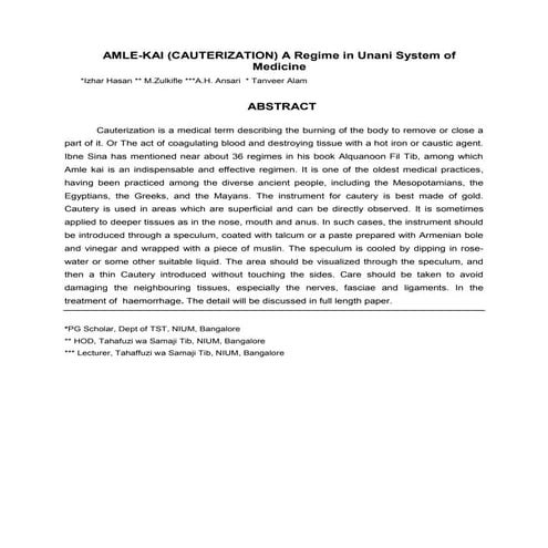 Amle kai abstract | DOCX