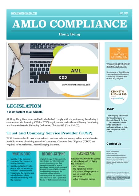 Main presentation aml cft | PPT