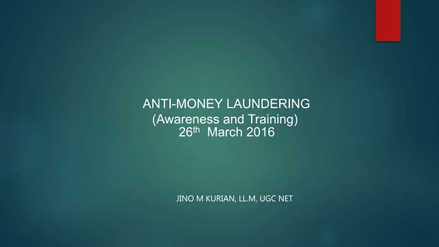 Understanding-AML-and-KYC | PPTX