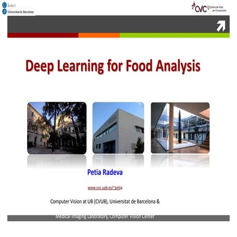 Deep Learning for Food Analysis | PPTX