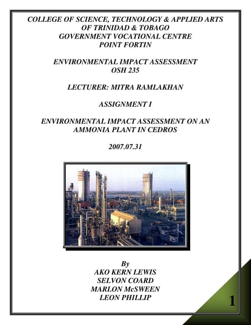 Ammonia | PPTX | Chemistry | Science