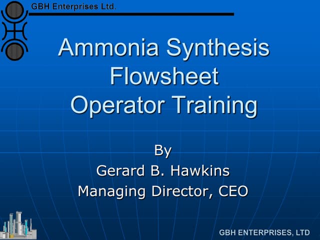Ammonia Synthesis Converter Pdf