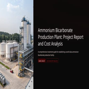 Ammonium Bicarbonate Production Plant Cost Report.pptx
