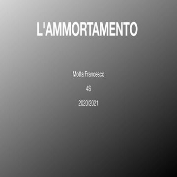 Ammortamento | PDF
