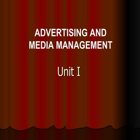 Amm unit i | PPT | Marketing and Advertising | Business