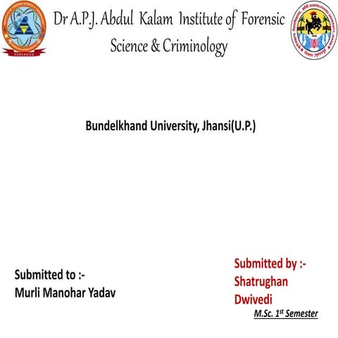 Forensic Fiber Analysis | PPTX