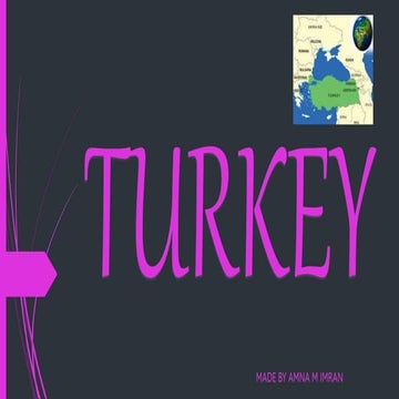 TURKEY PPT BY amna | PPTX