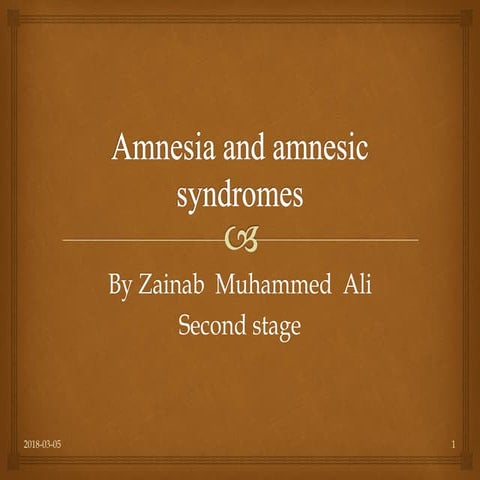 Amnesia 2018 | PDF