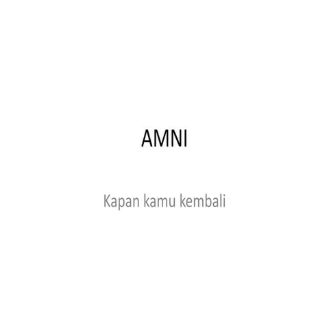 Amni | PPTX