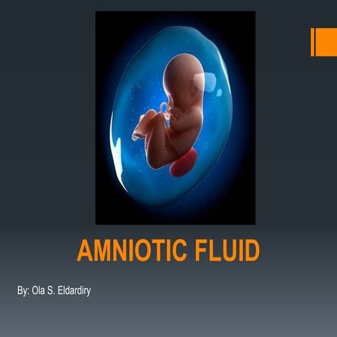 AMNIOTIC FLUID PPT | PPTX