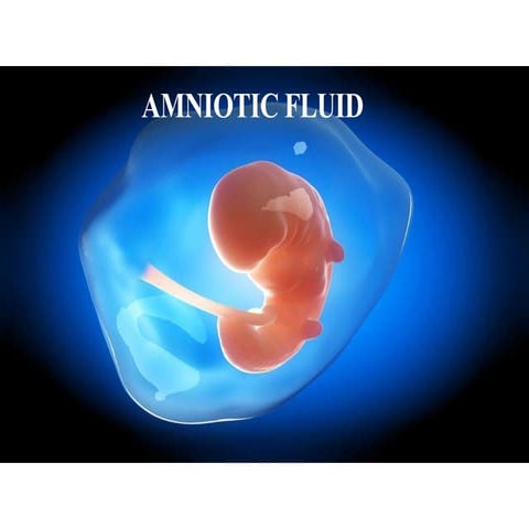 Fetal Membranes, Amniotic Cavity and Amniotic Fluid | PPTX