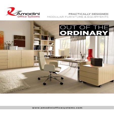 Office Workstation and Wooden Table By Amodini System | PDF