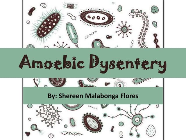 Amoebiasis pathogenesis and pathology | PPTX