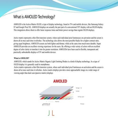 AMOLED DISPLAY | PDF