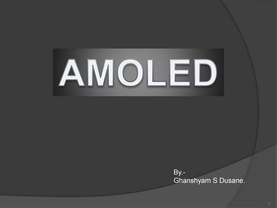Amoled | PDF