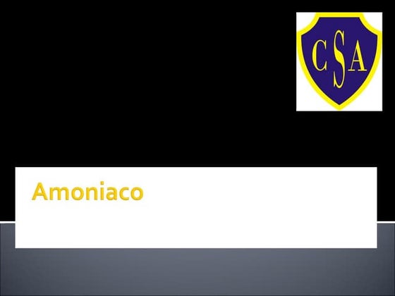 La formación de amoniaco 1 | DOCX
