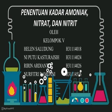 Amoniak nitrat nitrit | PPT