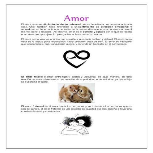 Valor del amor | PPTX