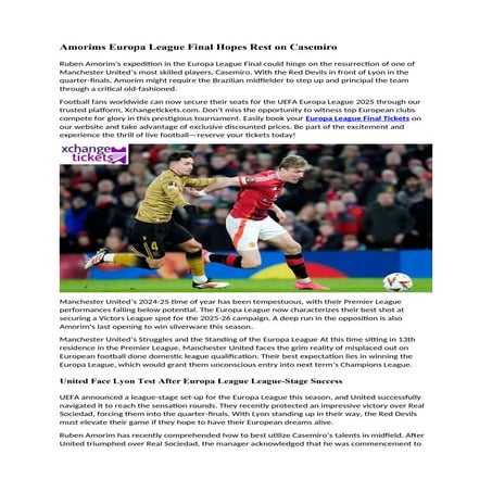 Amorims Europa League Final Hopes Rest on Casemiro.docx