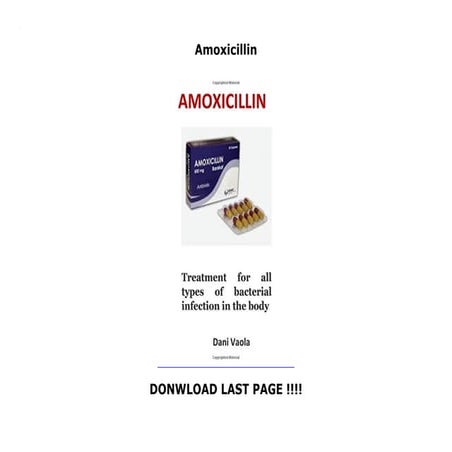 Amoxicillin | PDF