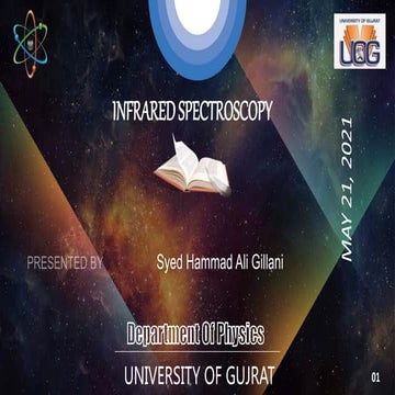 Infrared Spectroscopy | PPTX | Chemistry | Science