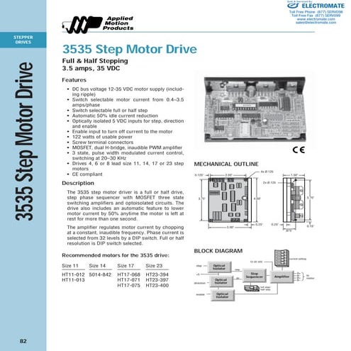 Amp 3535 specsheet | PDF