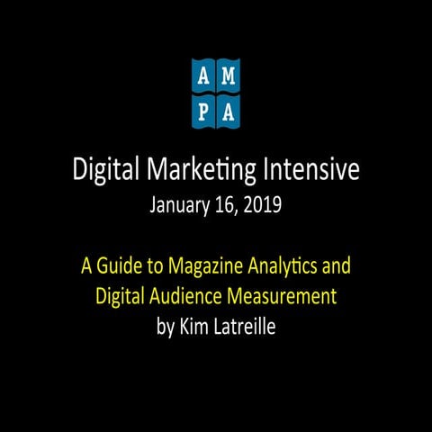 A Guide to Magazine Analytics and Digital Audience Measurement | PDF ...