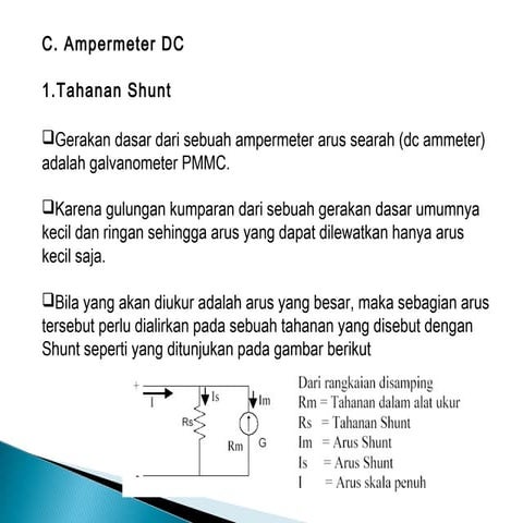 Ampermeter dc | PPT