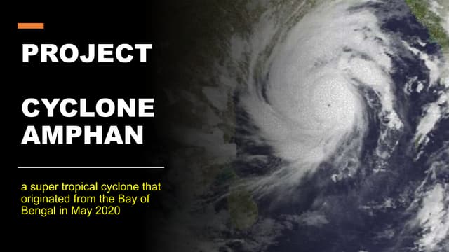 Cyclone Case Study Odisha 1999 Super Cyclone in India. | PPTX