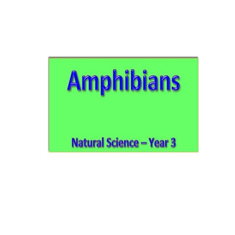 Amphibians 2 | PPT